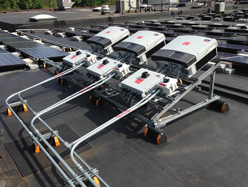 Mounting String Inverters on a Roof