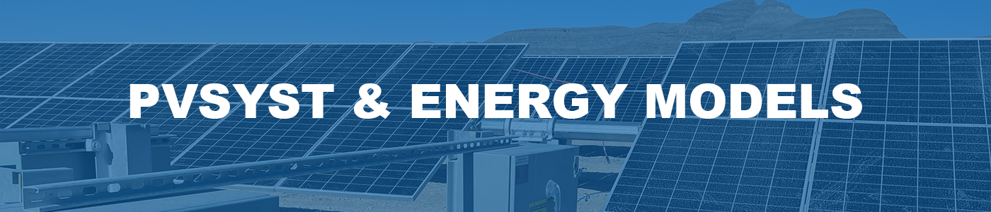 Solar PVSyst | Solar Energy Models | Owner's Engineering Services